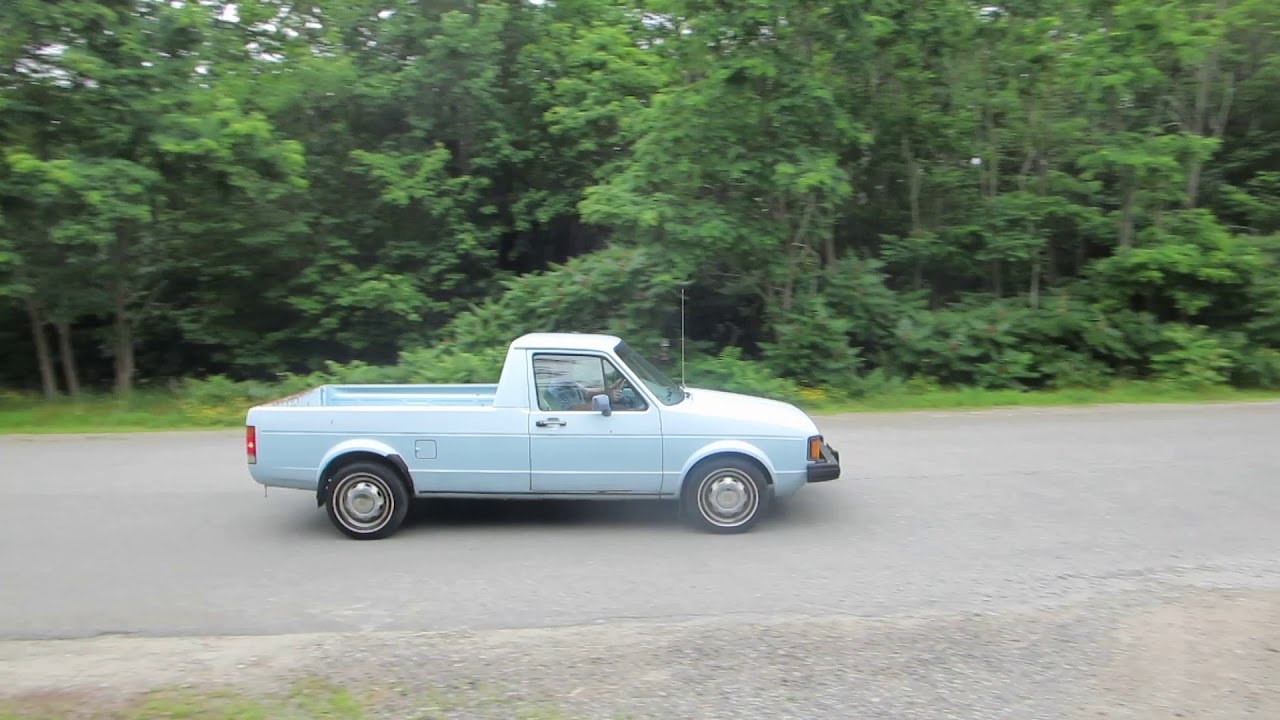 1981 Volkswagen Rabbit Diesel Pickup Truck - drives - YouTube