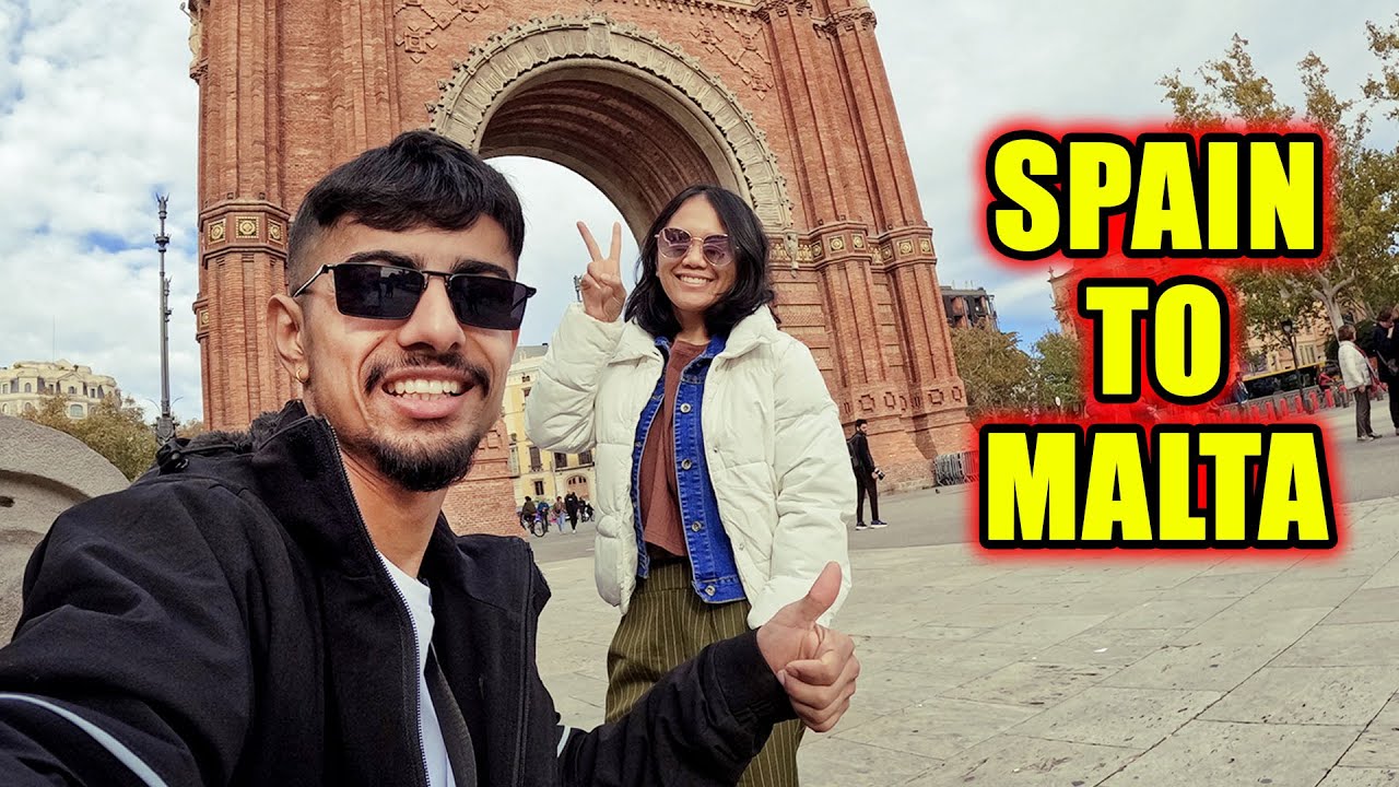 SPAIN TO MALTA Vlog 🇪🇸 🇲🇹 ! Last Day In Barcelona, Spain | Gorkhey Vlog ...