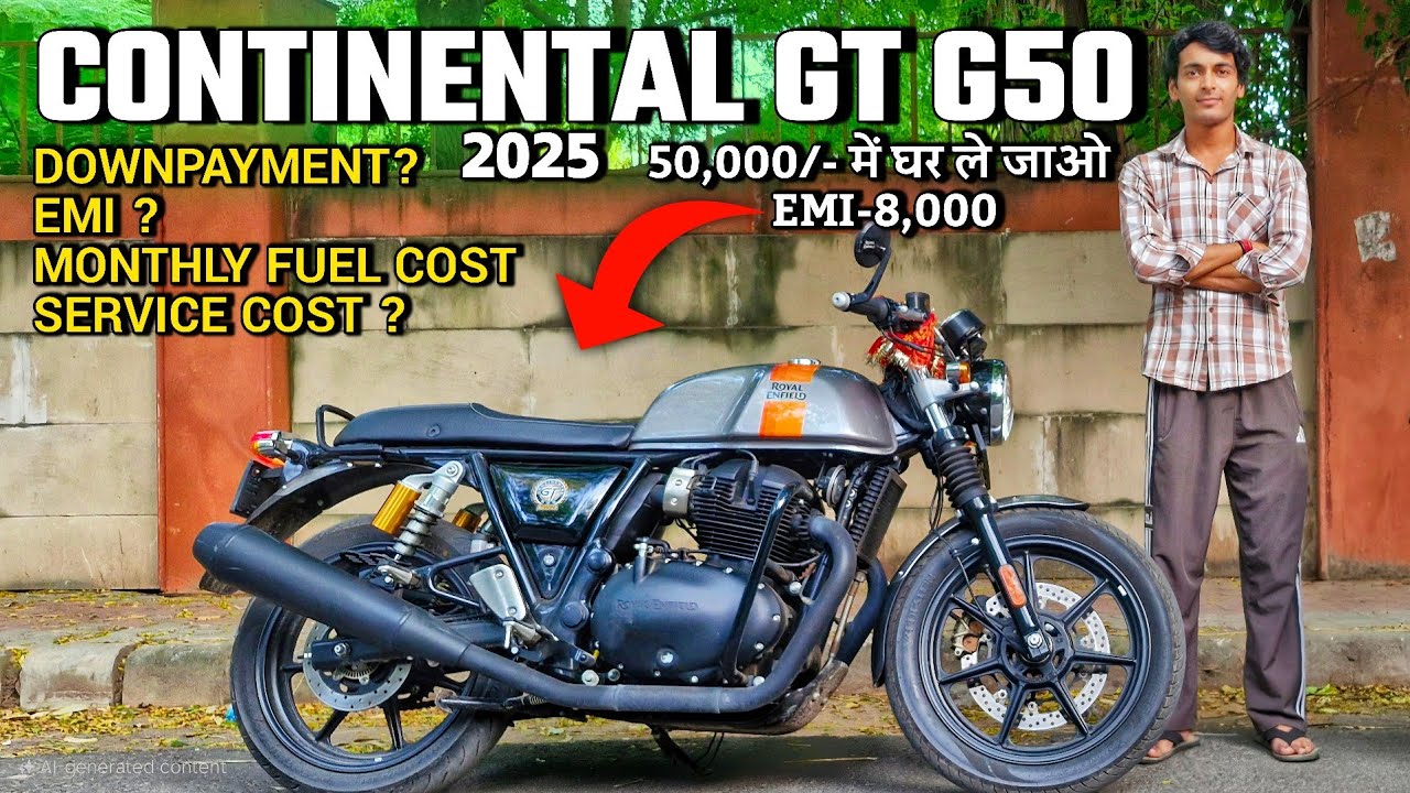 New Continental GT G50 2025 | DownPayment, Emi, Monthly Fuel Cost ...