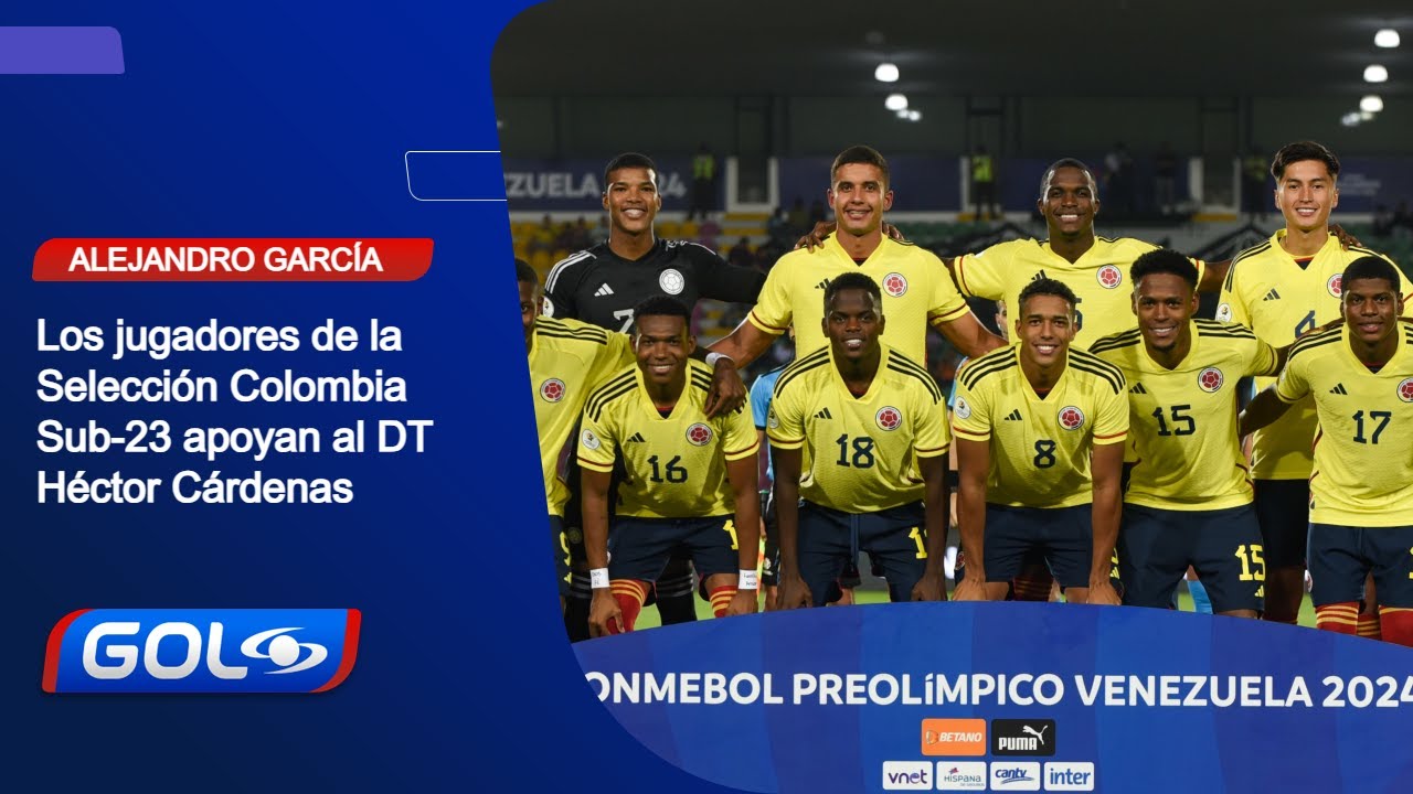 Alejandro García, jugador de la Selección Colombia Sub-23: “Apoyamos al ...