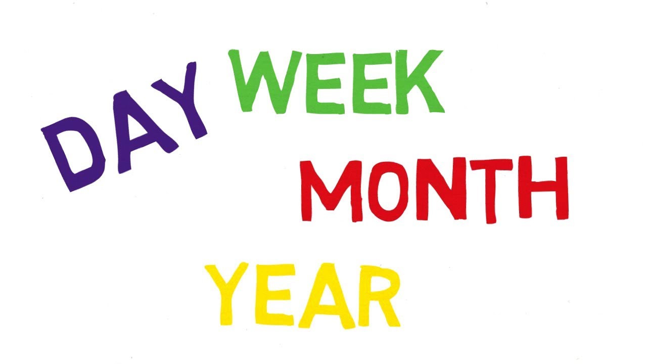 Learn Calendar, Year, Month, Week, Day by vlogboard - YouTube