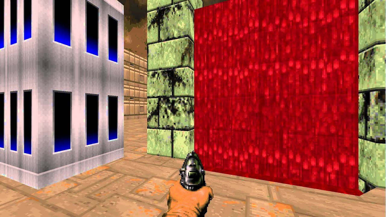 Animated textures with GZDoom hardware shader - YouTube