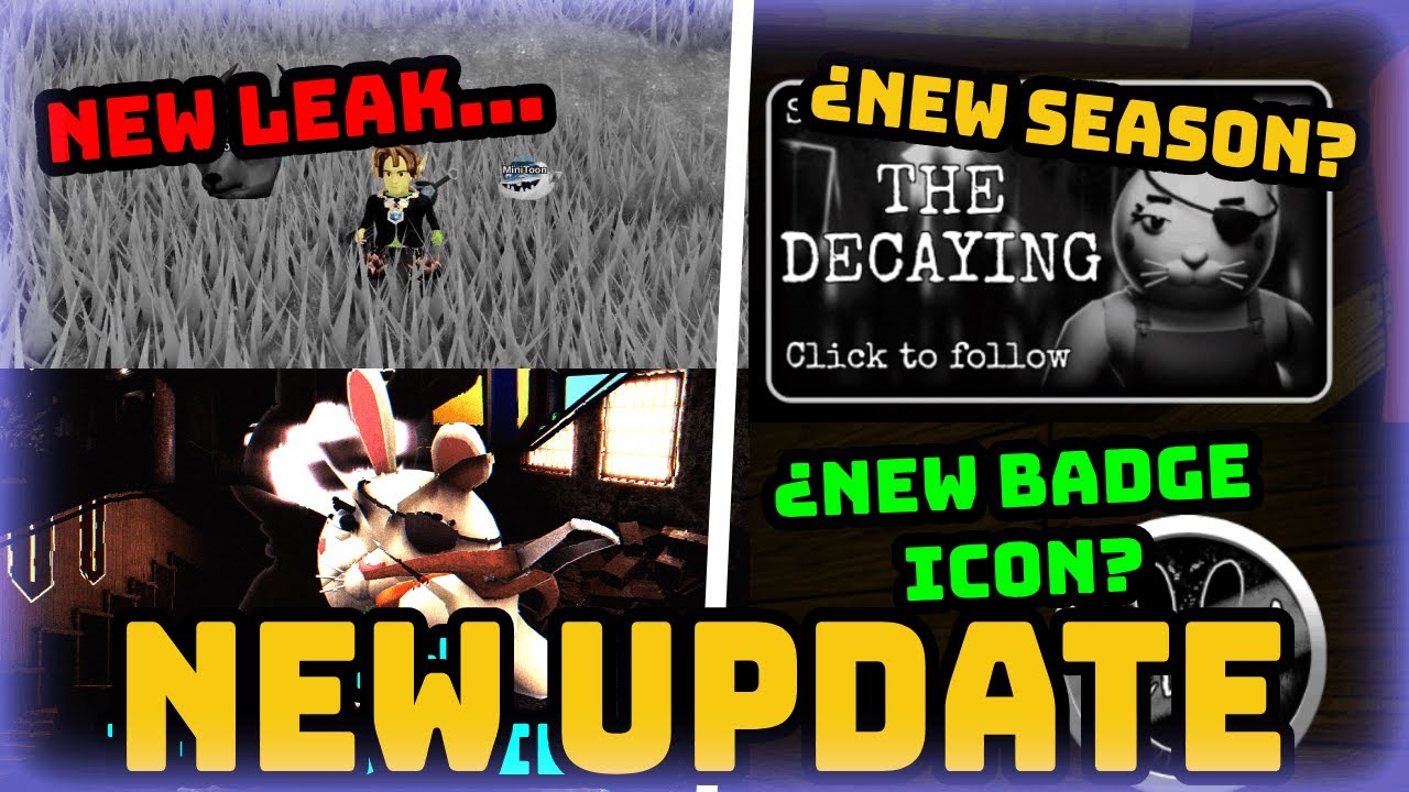 PIGGY GOT A SECRET UPDATE.. + NEW DECAY PART 2 ICON + MORE LEAKS ...