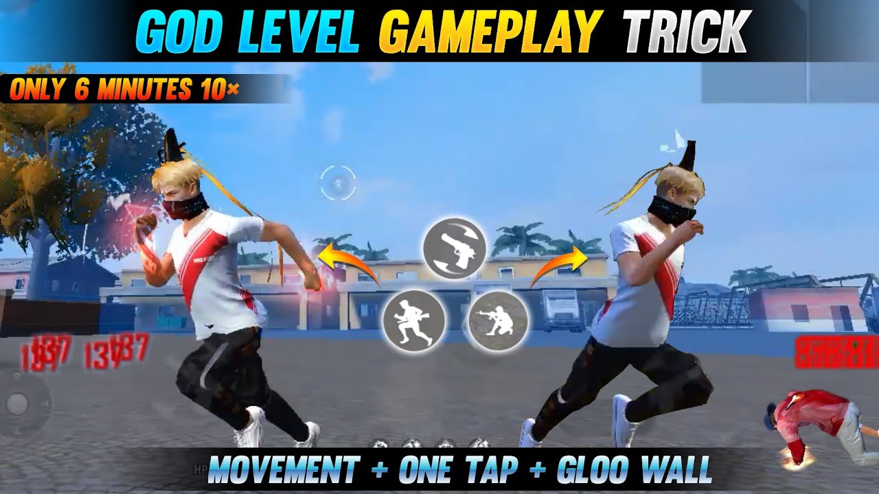 God Level Gameplay Tricks | How To Become Fastest Player In Free Fire ...