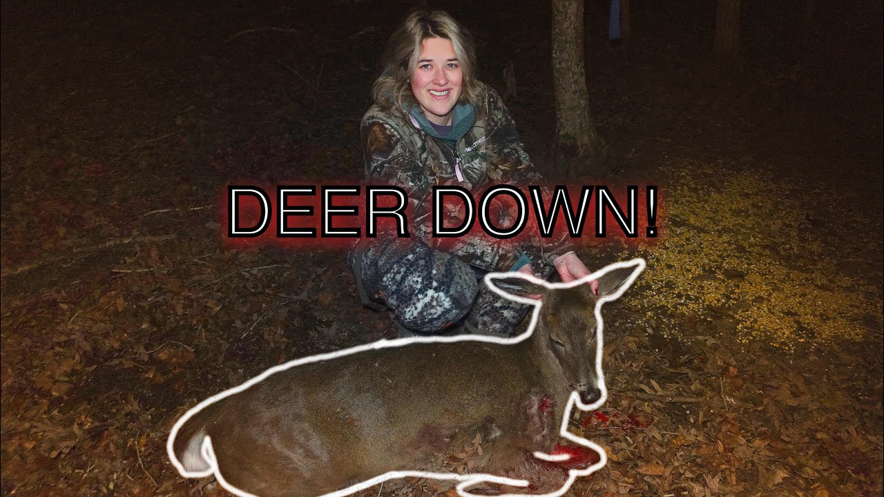 Taking My Girlfriend Deer Hunting (Success!) - YouTube