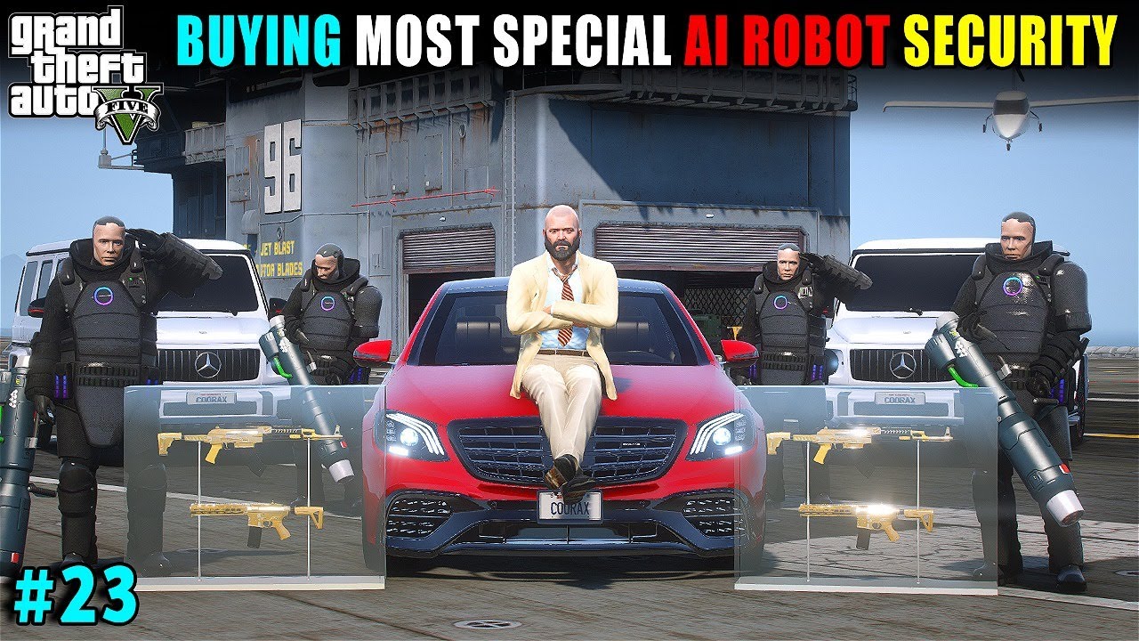 BUYING MOST SPECIAL AI ROBOT SECURITY | GTA 5 GAMEPLAY - YouTube