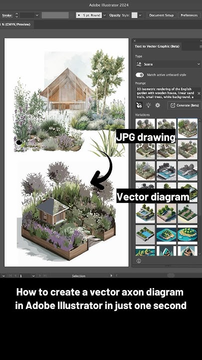 Image to 3D vector diagram with #adobe AI. #architecture # ...
