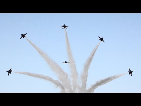 Blue Angels El Centro Airshow Practice Friday 3-11-22 - YouTube