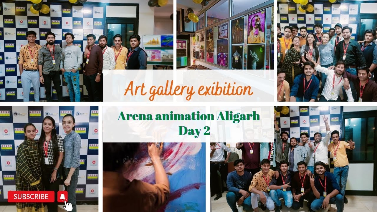 Art gallery exibition 2022 | Arena animation Aligarh | vlog | ep 25 # ...