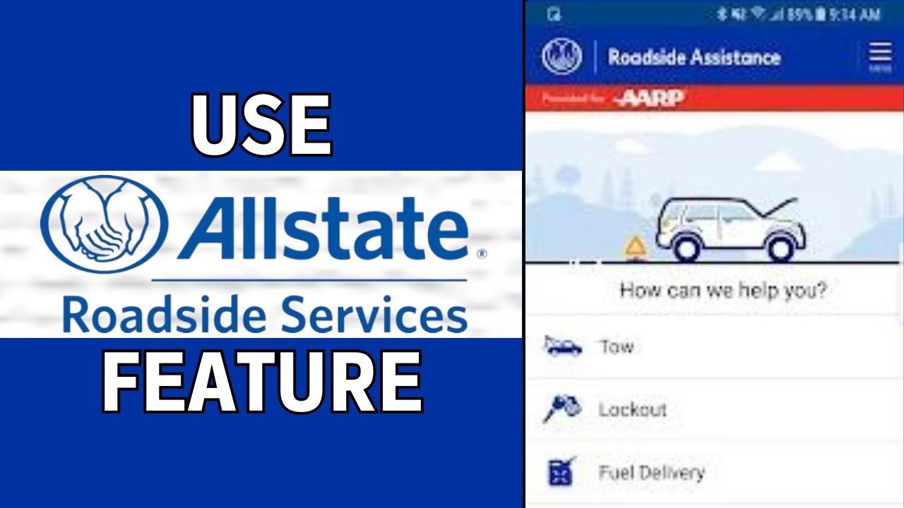 How to Use Allstate's Roadside Assistance Feature 2024 (EXPLAINED) - YouTube