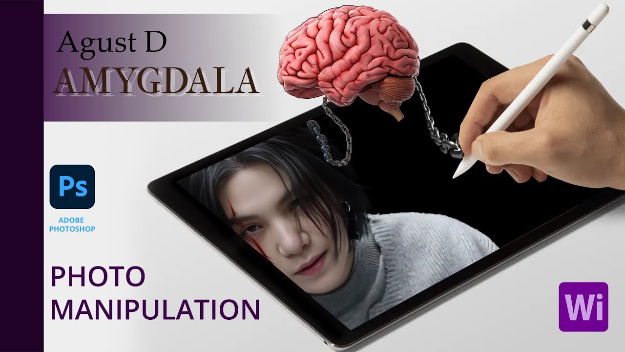 Agust d AMYGDALA Editing / BTS Photoshop Composition /BTS SUGA D Day ...