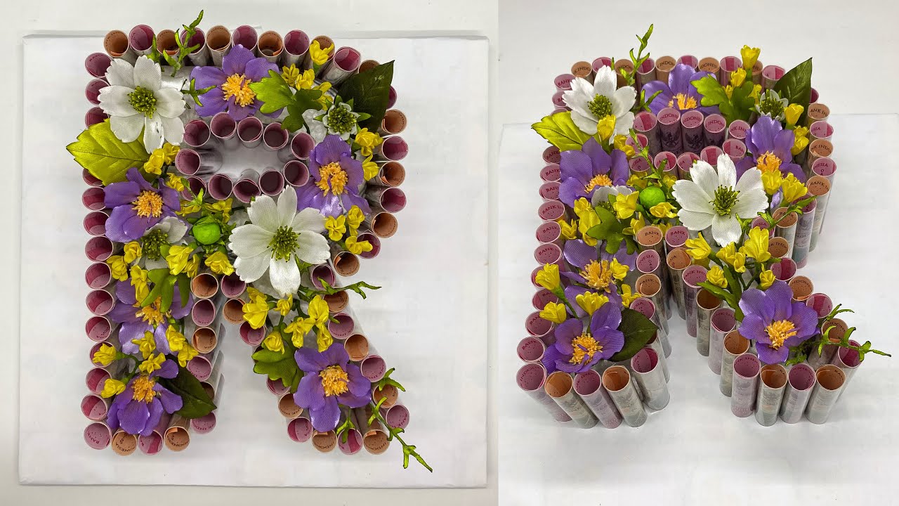 DIY Money Cake Simple | Cara Membuat Kue Uang Bentuk Huruf R | Money ...