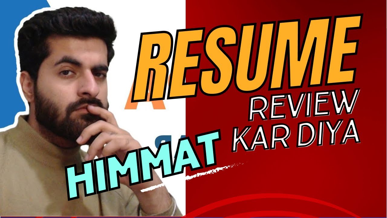 Neeraj Walia's Resume Reviewed - There are always superiors - YouTube