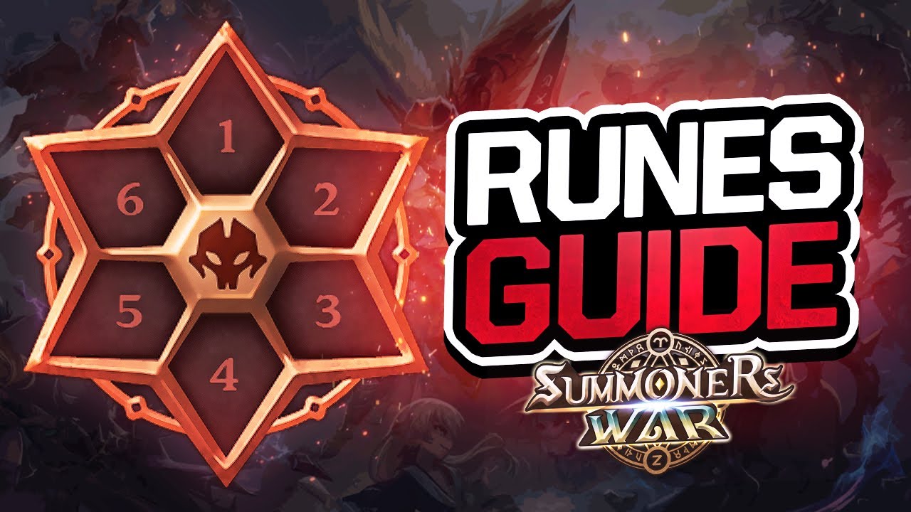 Summoners War | Tri de Rune & Optimisation, comment s'y prendre ? - YouTube