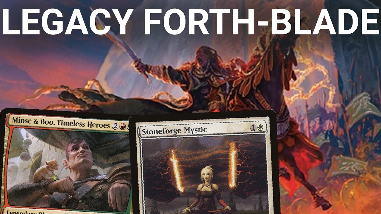 FORTH EORLINGAS... AND FORTH COLOR! Legacy 4-Color Stoneblade. Minsc & Boo, Monarch LotR MTG ...