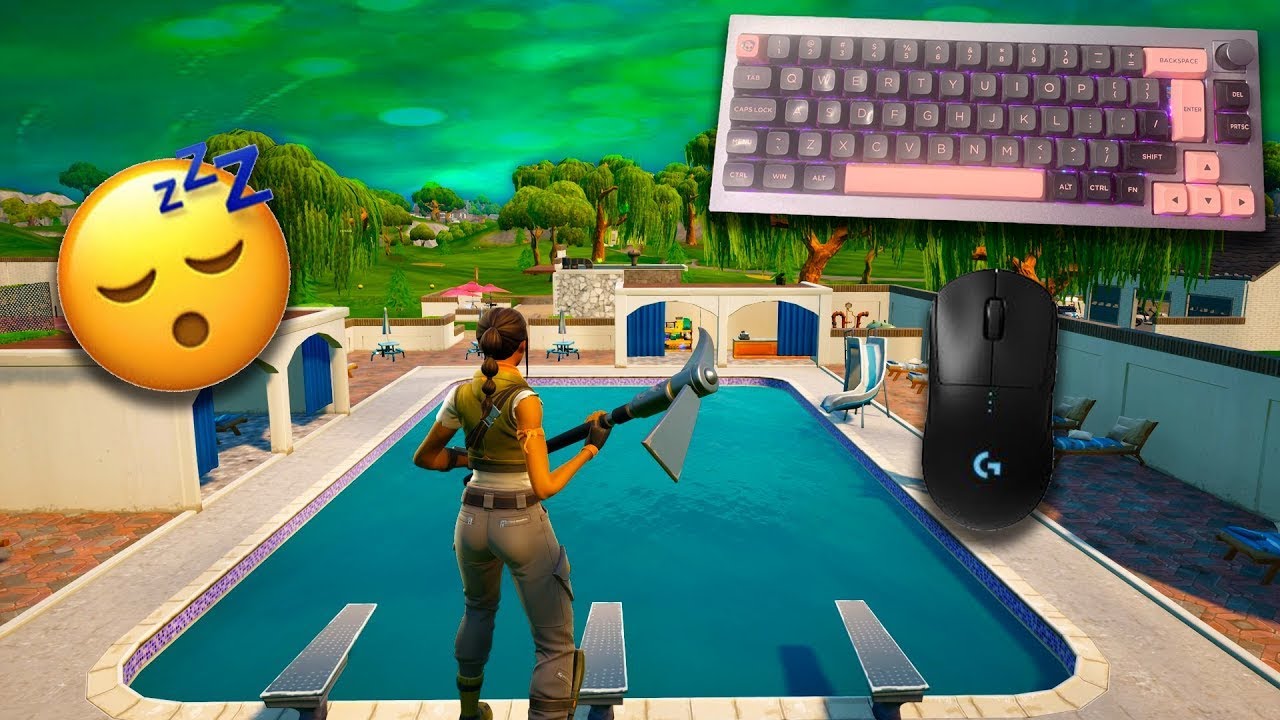 27 Kill Solo Squad ASMR Custom Keyboard Sounds😴 ASMR 🏆Fortnite OG MAP ...