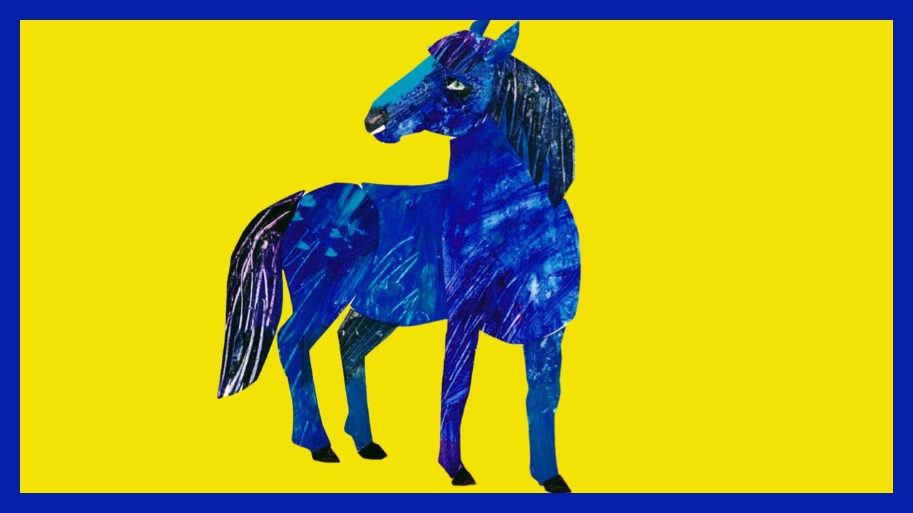 Eric Carle The Artist Who Painted A Blue Horse | Kids Book Read Aloud ...
