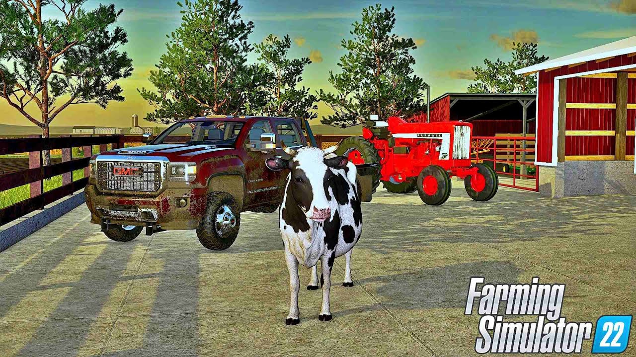 I Have $0, a Truck, and a Cow! (Roleplay) Farming Simulator 22 - YouTube