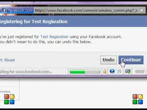 Facebook Registration Plugin - YouTube