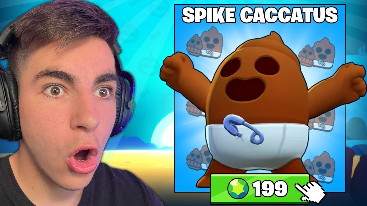 SE PERDO SHOPPO il nuovo POOP SPIKE su Brawl Stars! - YouTube
