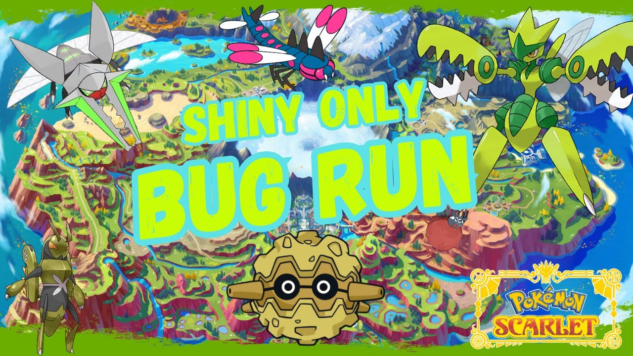 Shiny Only Bug Run Day 2 Pokemon Scarlet Switch 2! - YouTube
