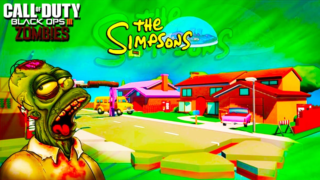 THE SIMPSONS DOME BLACK OPS 3 ZOMBIES - YouTube