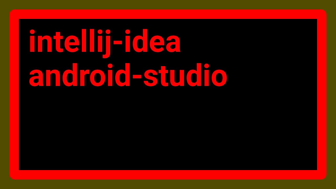 Intellij / Android Studio Split Screen - YouTube