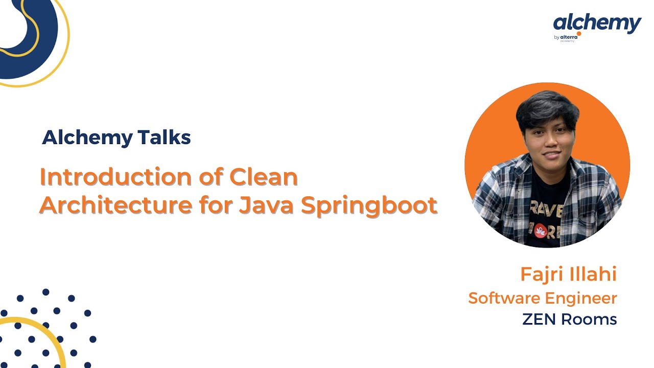 Introduction Of Clean Architecture For Java Springboot By Fajri Illahi Youtube