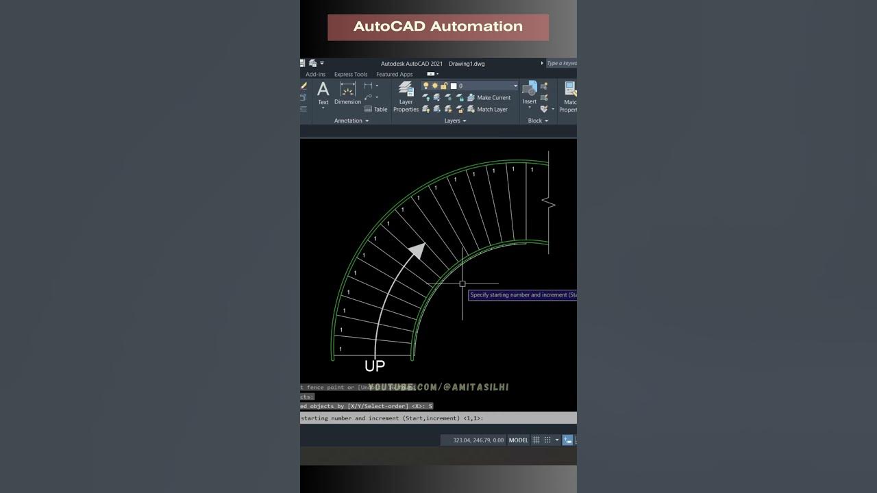 AutoCAD Automation | TCOUNT, Fence (F) & TCIRCLE Tips #shorts #autocad #architecture #tutorial # ...