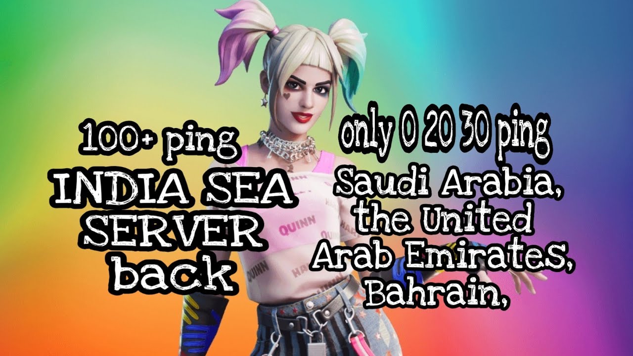 Fortnite SEA servers back ping 100+ India😰 - YouTube