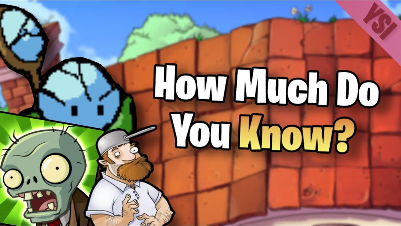 Almost 20 Minutes Of Pointless Plants Vs. Zombies 1 Trivia - YouTube