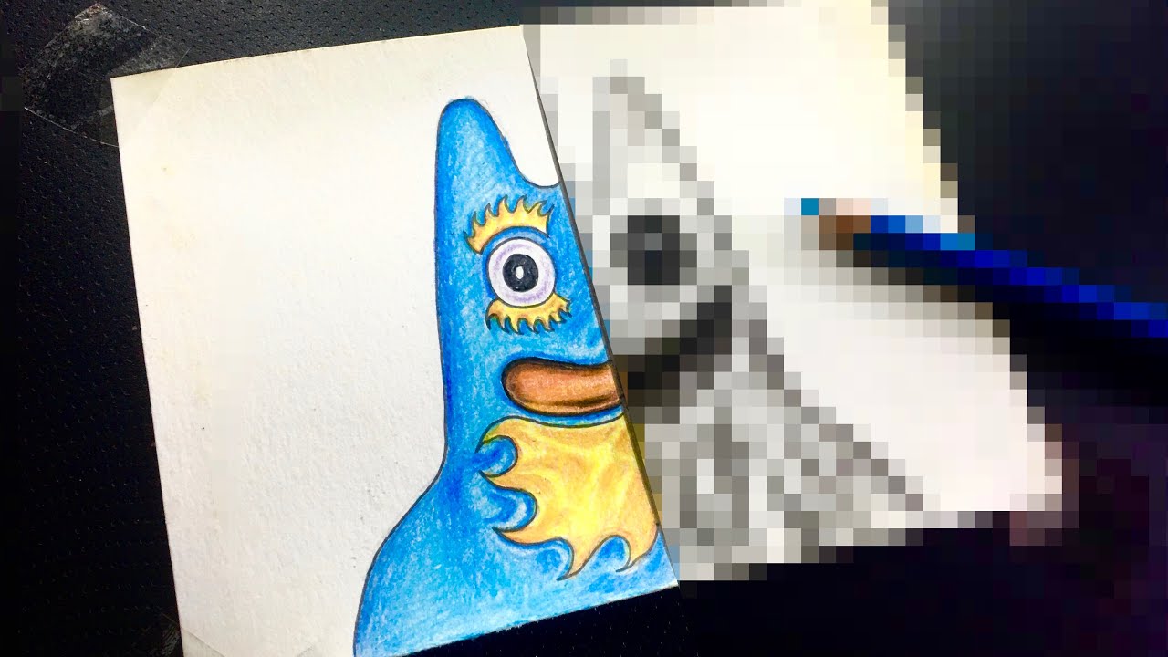 Drawing flumbo into zoonomaly | garten of banban - YouTube