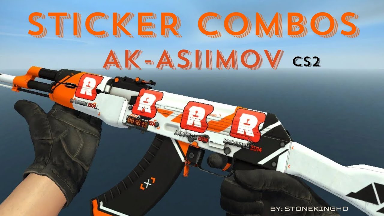 Best AK ASIIMOV STICKER CRAFTS! (CS2/2023) - YouTube