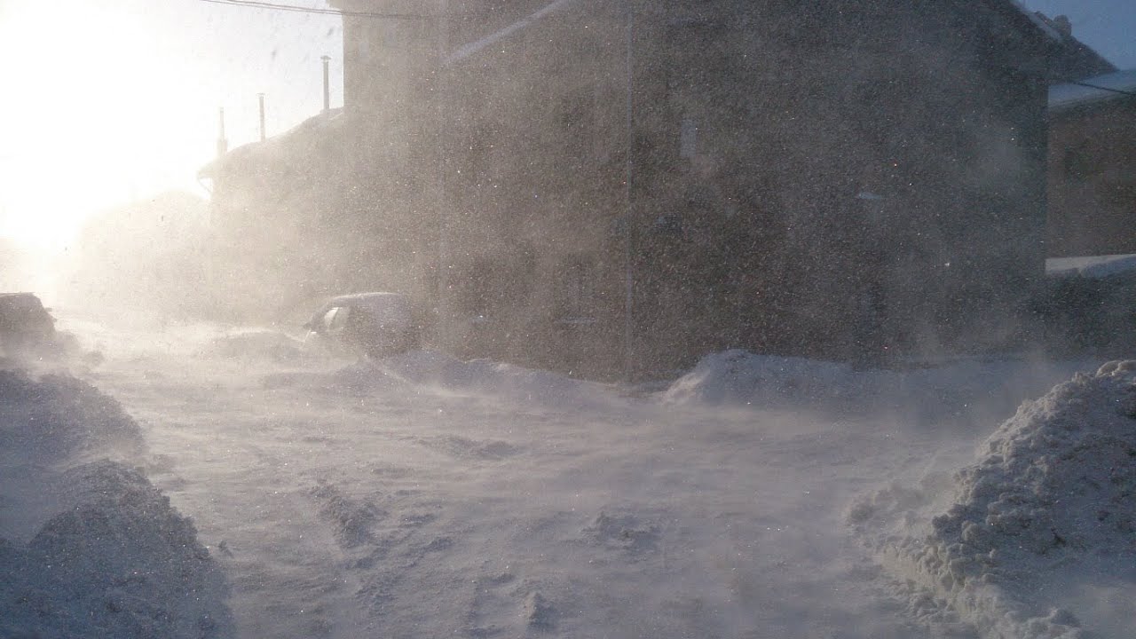 Gran cellisca de febrero 2015, en Duruelo de la Sierra, Soria - YouTube