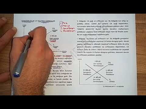 75) ETÜT - 9: SWAN DİYAGRAMI - II (Dengesizlikler ve Politika Karmaları)