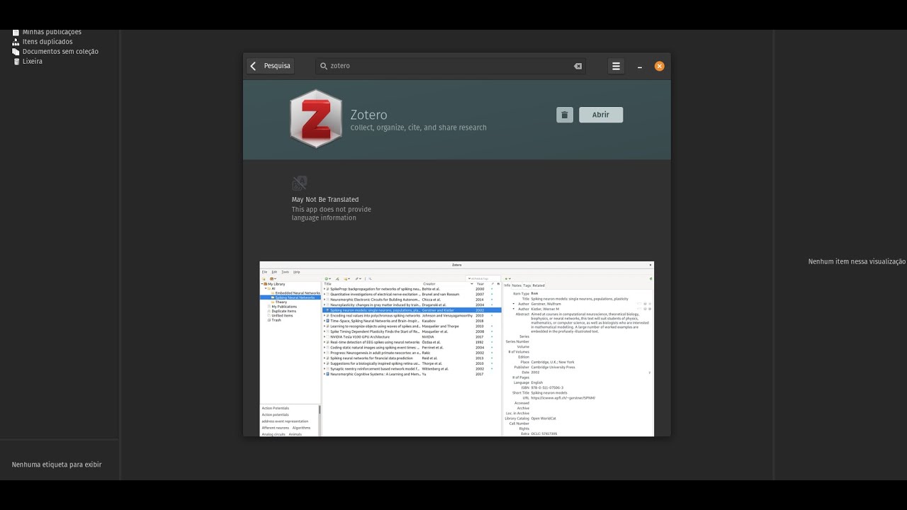 Tutorial: Instalando Zotero no Pop OS (Linux baseado em Ubuntu) - YouTube