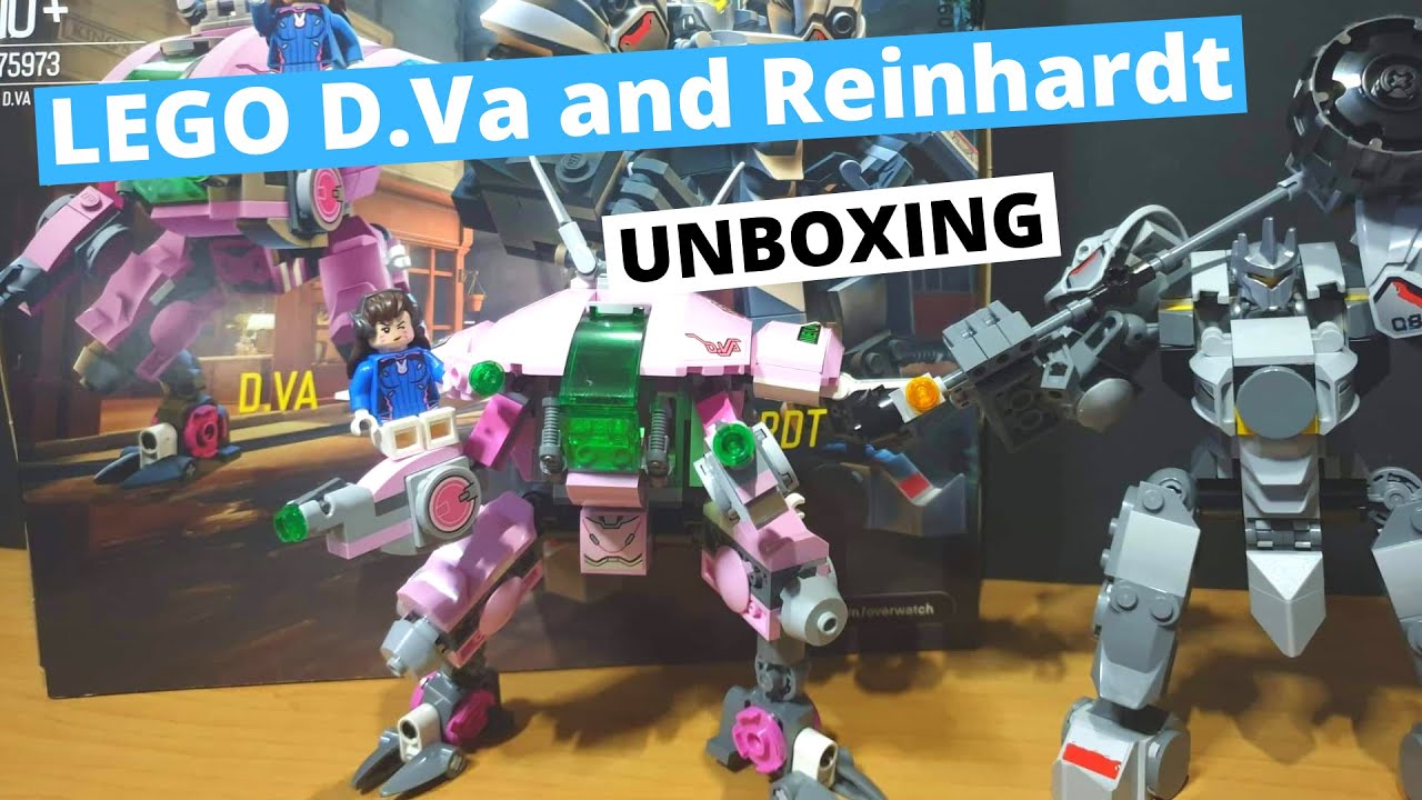 D.Va and Reinhardt LEGO Overwatch Unboxing! - YouTube