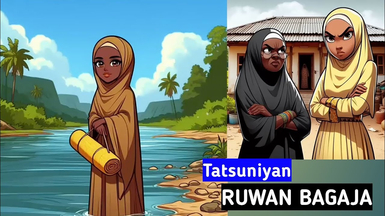 Tatsuniyan Ruwan Bagaja Mai Ban Dariya | Hausa Folktale | labarin Hausa ...