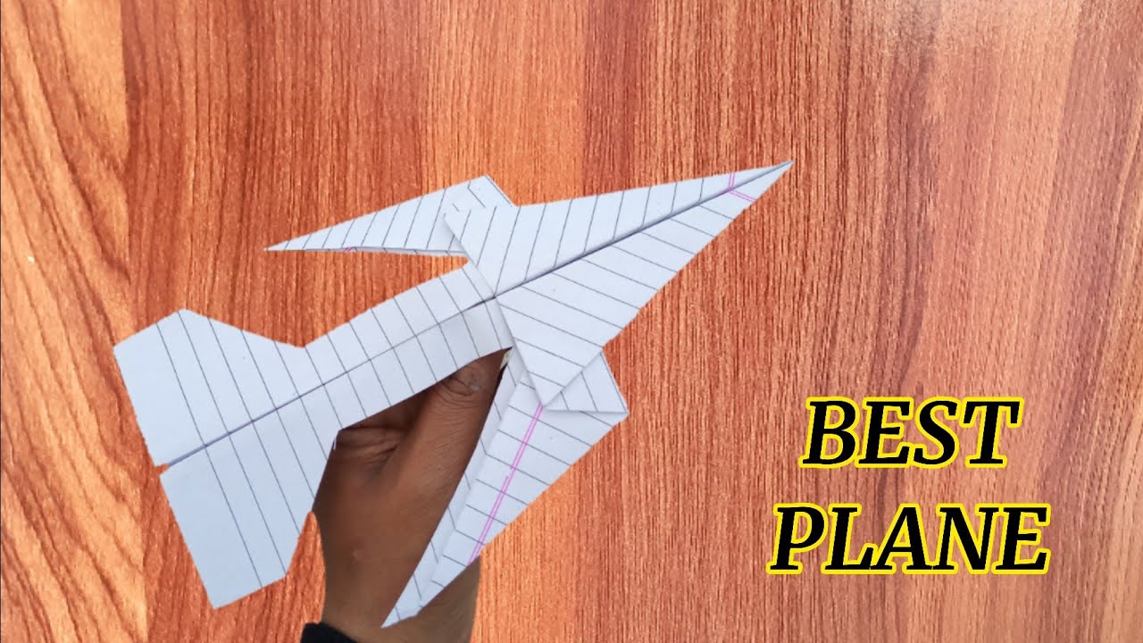 BEST Paper Plane in the world | Perfect plane banana #214 - YouTube