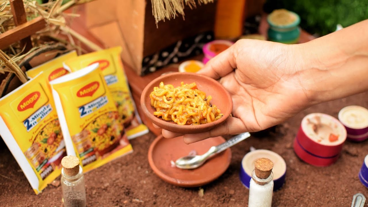 Miniature maggi noodles - YouTube