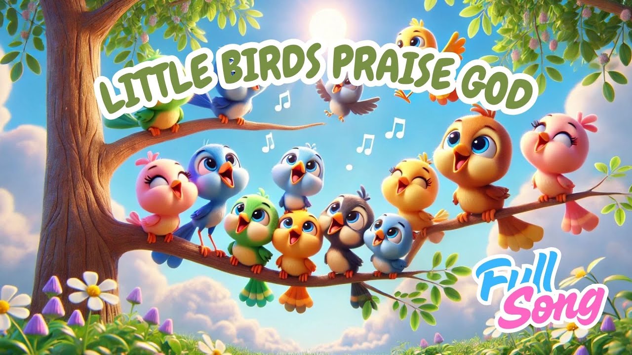 Little Birds Praise God 🐦 Joyful Gospel Song for Kids - YouTube