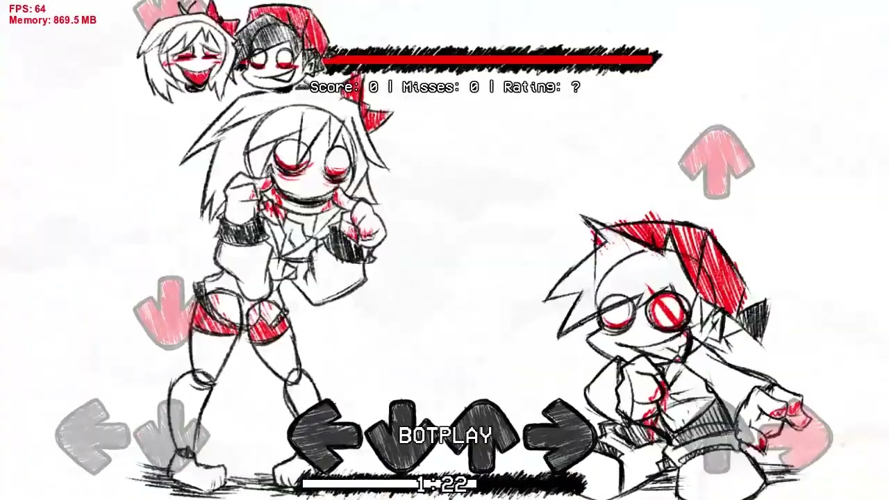 FNF Doki Doki Takeover Bad Ending Leaked Streamer Build - YouTube