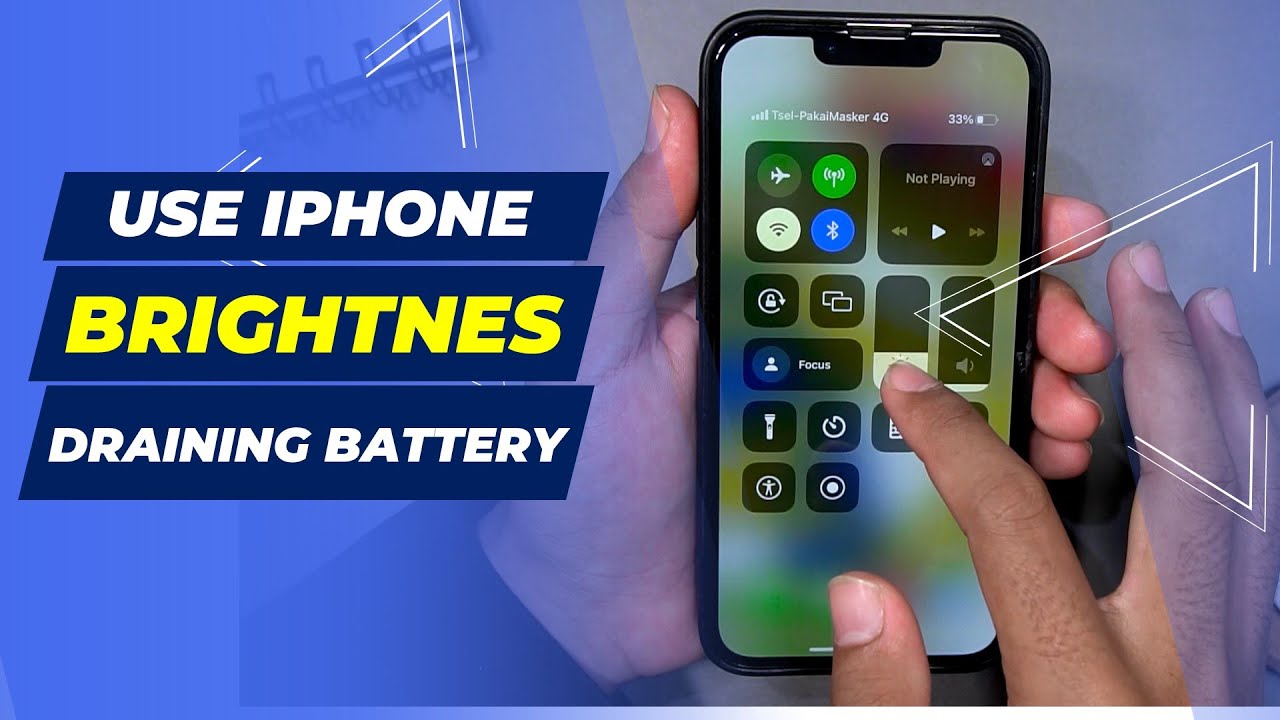 How To Use Iphone Auto brightness Without Draining Battery - YouTube