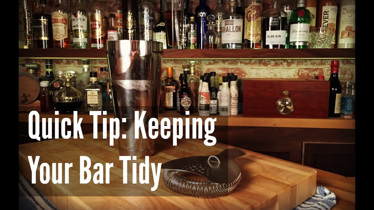 Quick Tip: Keeping Your Bar Tidy - YouTube