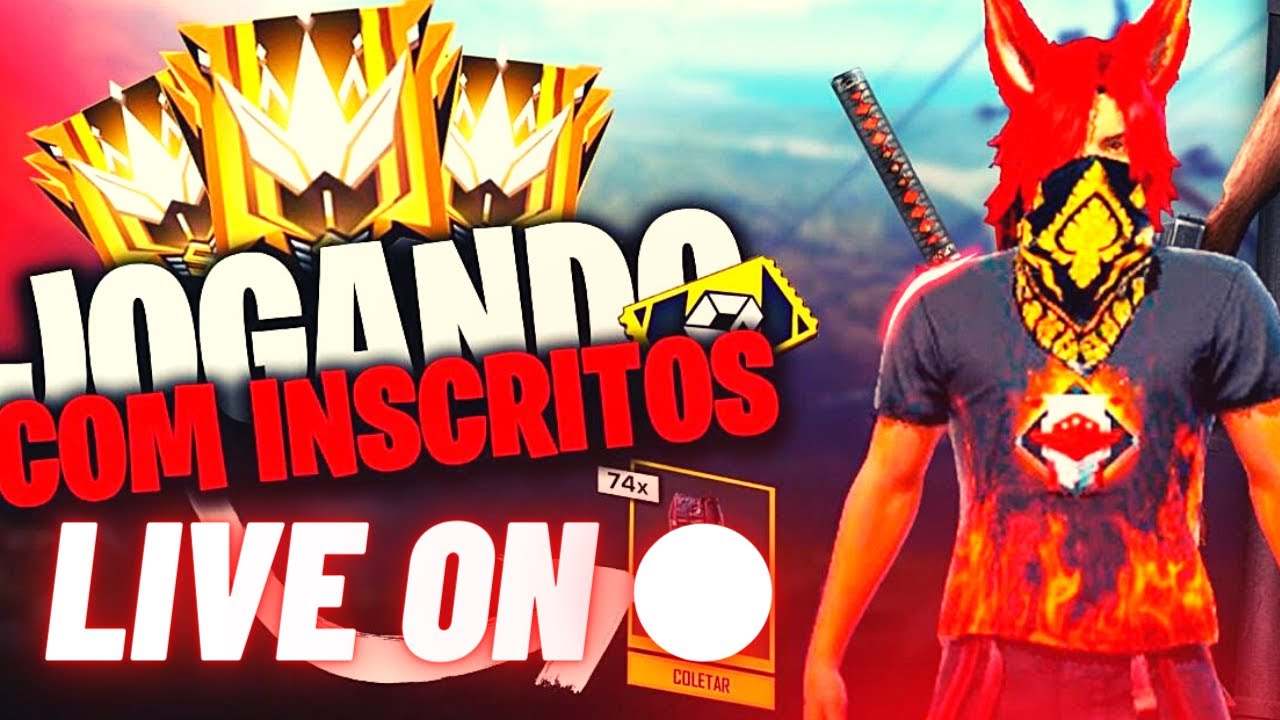 🔴LIVE FF🔴RANK 50 PLAYERS EMULADOR🔥FREE FIRE AO VIVO | BLEKALT TV FREE ...