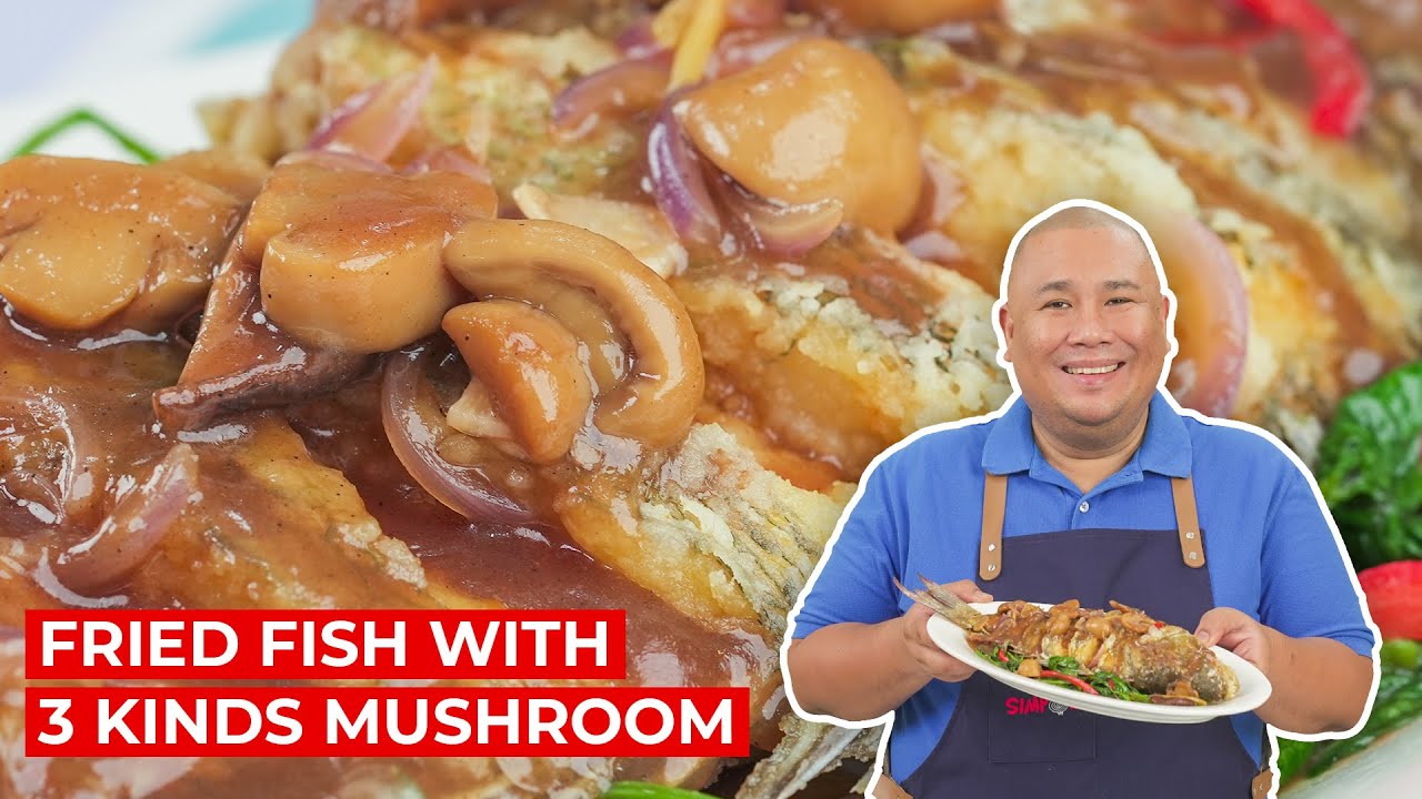Fried Fish with 3 Kinds Mushroom | SIMPOL | CHEF TATUNG - YouTube