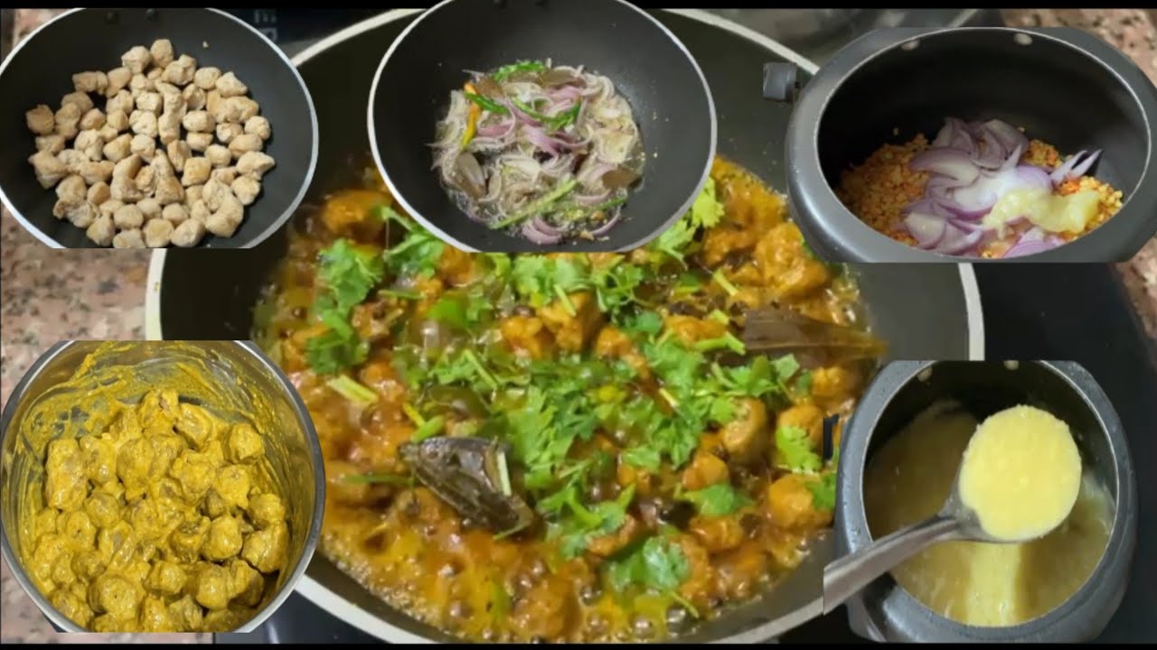 How To Cook Soya Chunks And Healthy Dal | Sensen Style | How To Cook ...