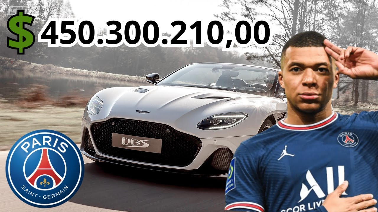 Os carros de luxo dos jogadores do PSG - só ostentação! - YouTube
