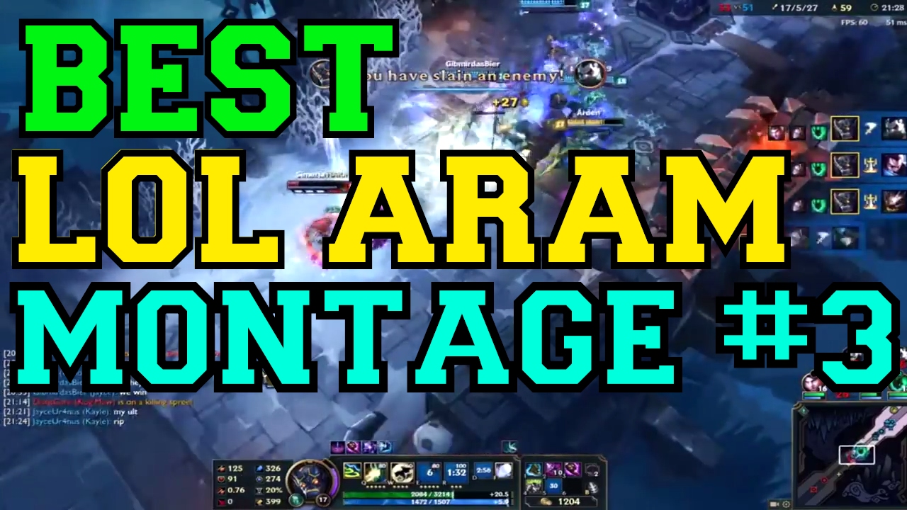 Best League of Legends ARAM Montage #3 | RIP OLD GALIO - YouTube