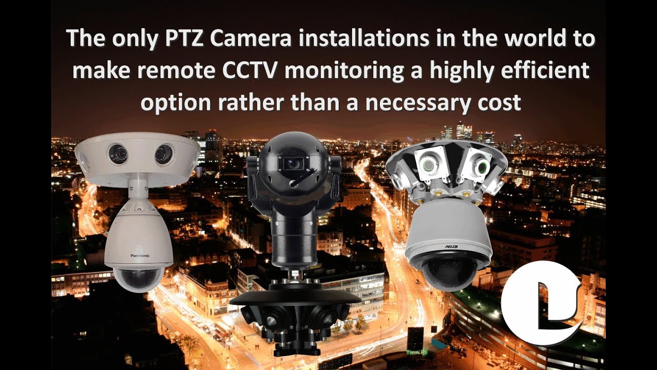 Advanced PTZ Camera System CCTV Monitoring - YouTube